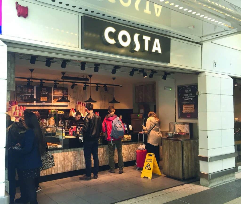 costa coffee chooses Herschel Aspect XL for cafe premises